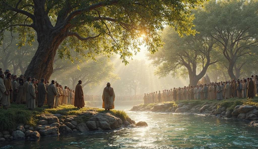 Scene Description: This is a 3000-year-old event in the time of Prophet ...