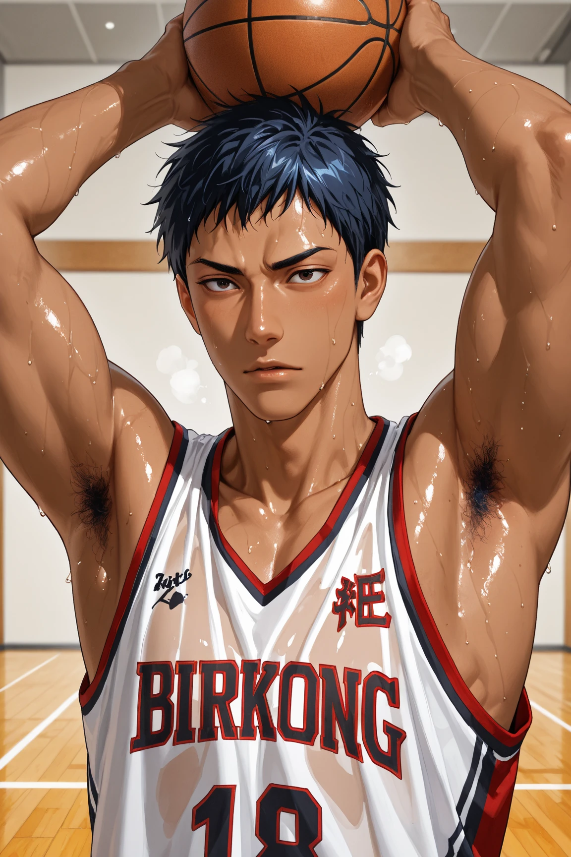 (Kuroko's Basketball),Daiki Aomine is a strong, tall Japanese high ...
