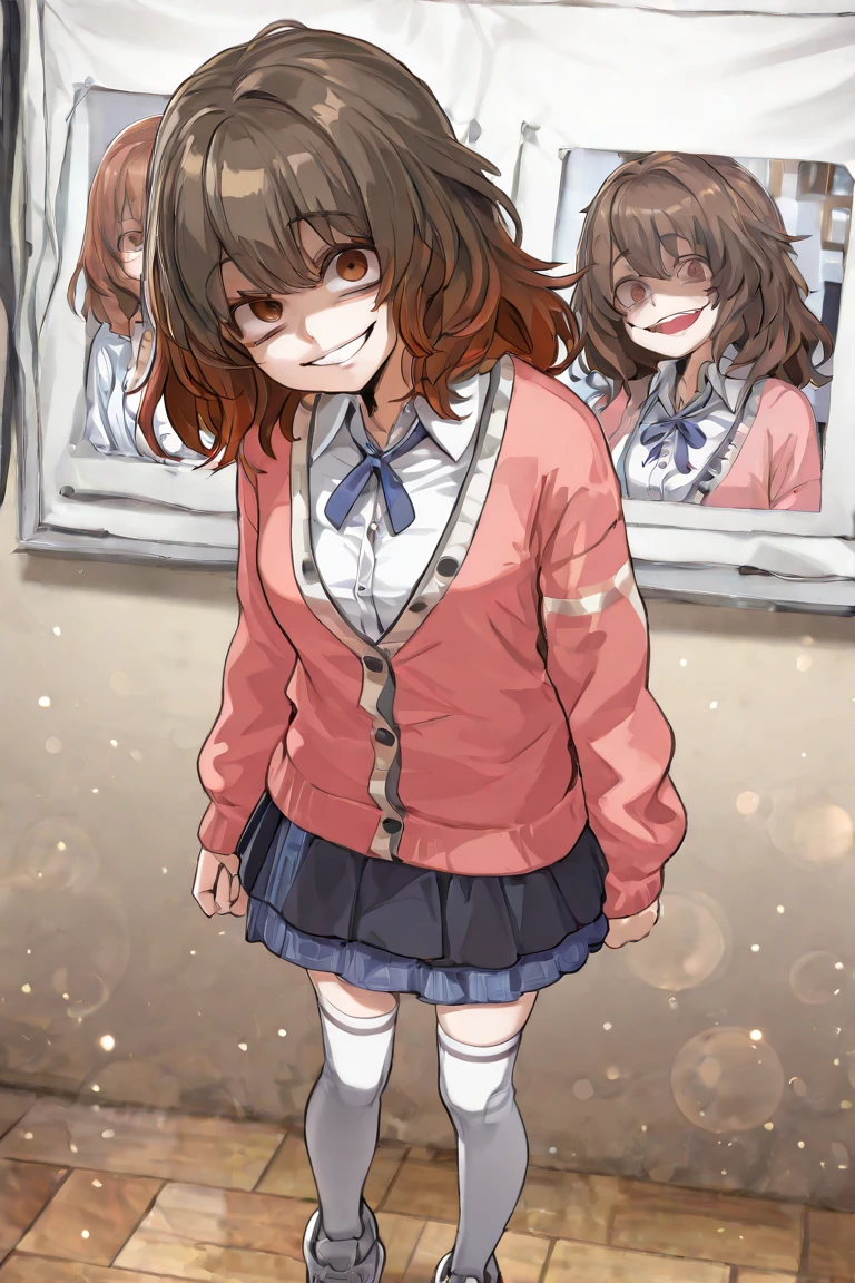 ume- default,brown eyes,brown hair, medium hair, SINGLE HAIR BANG ...