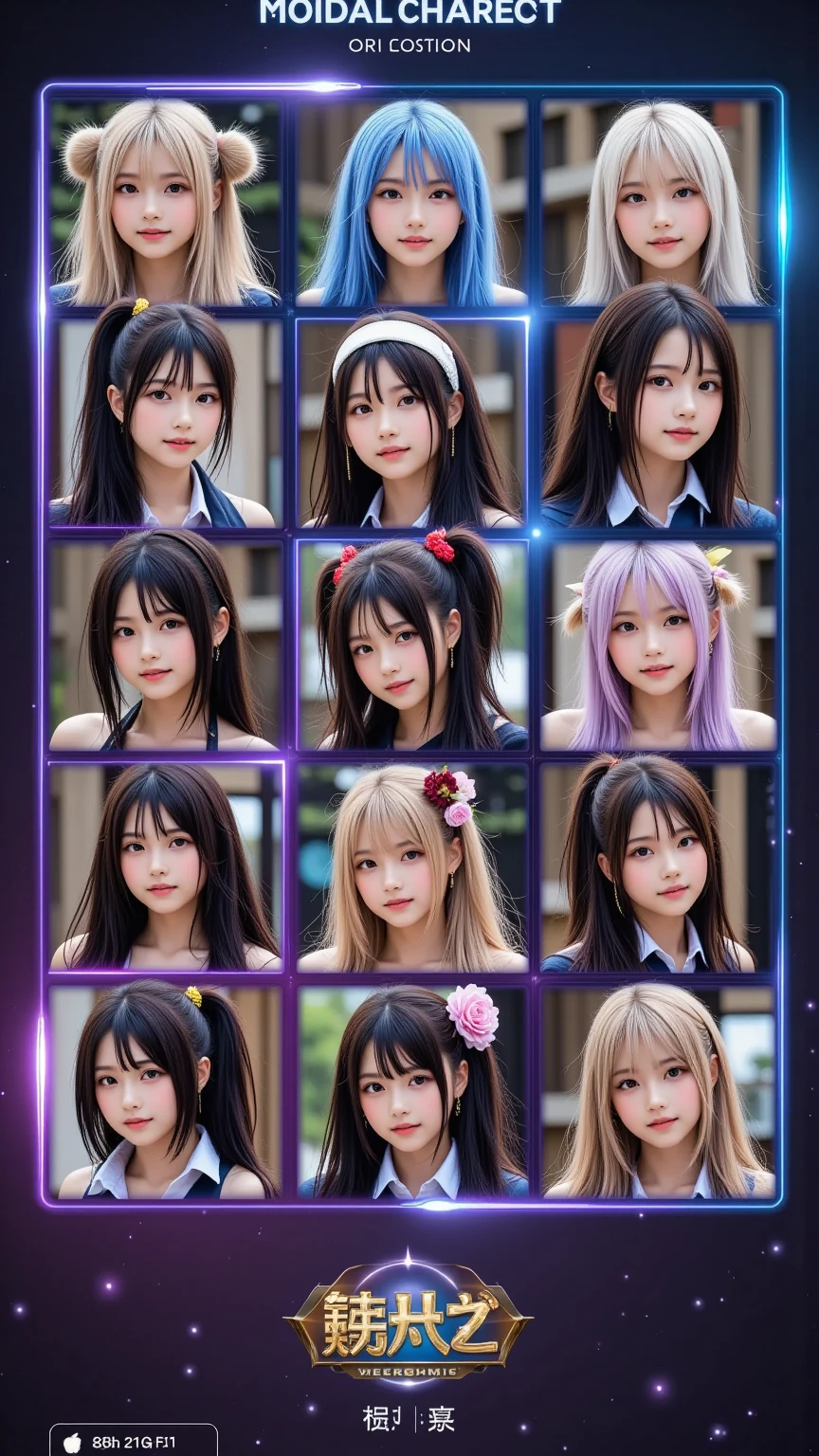 A Character Selection Screen - SeaArt AI