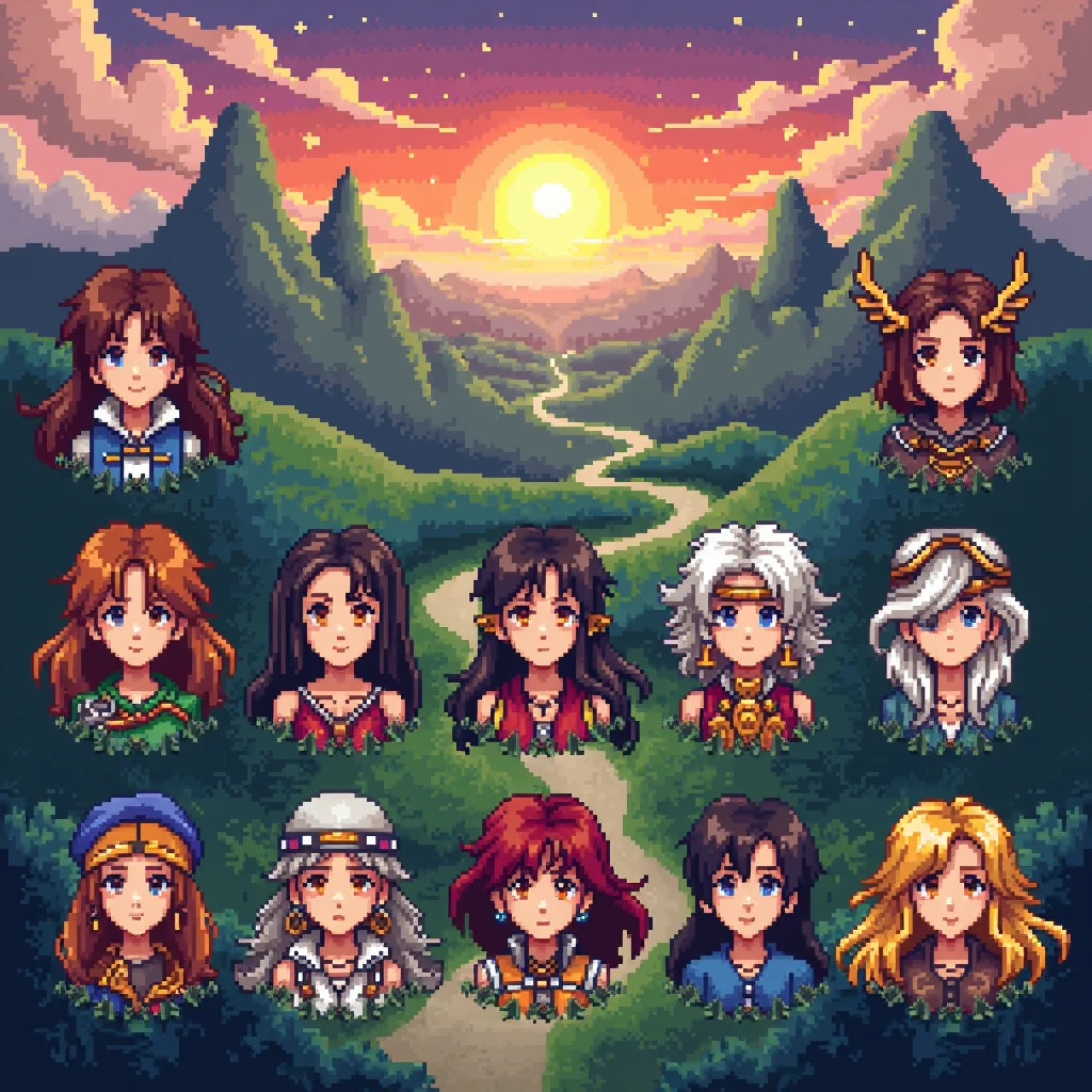 単なるRPGのキャラクター選択画面