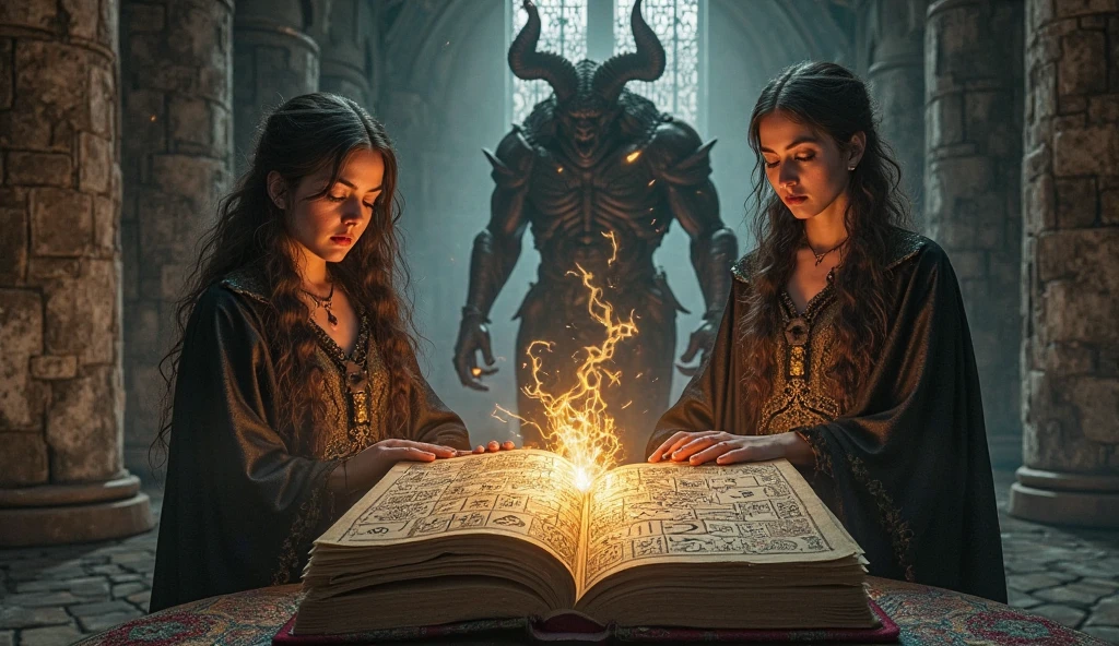 Using an ancient spell... , Sarah sealed Astaroth in the very book that ...