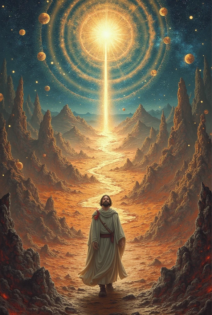 Make me an Digital map about Dante's journey from inferno to paradiso ...