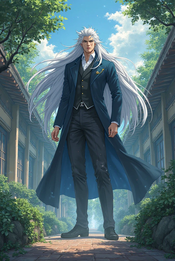 Gojo Satoru at Ping School - SeaArt AI