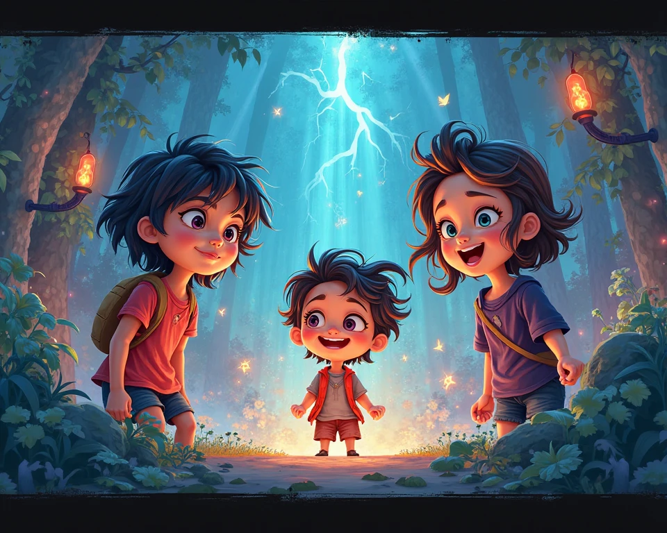 Create an animated series cover image for a Facebook page - SeaArt AI