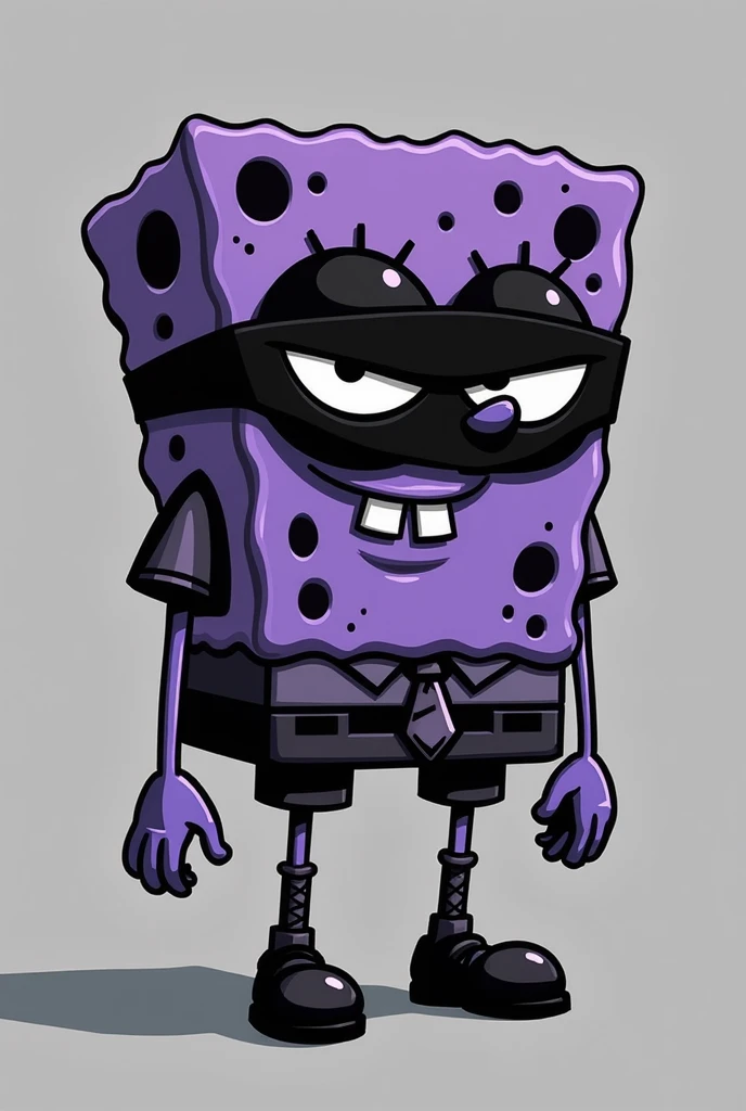 Cartoon SpongeBob for proflie ig Cooler purple add black add masker ...