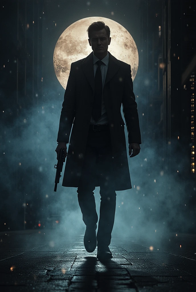 Make an image based on my schoolwork Title: "Lethal Shadow" with an ...