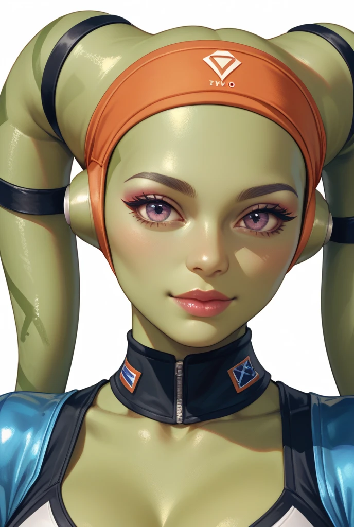 Twi'lek green skin moto racing - SeaArt AI