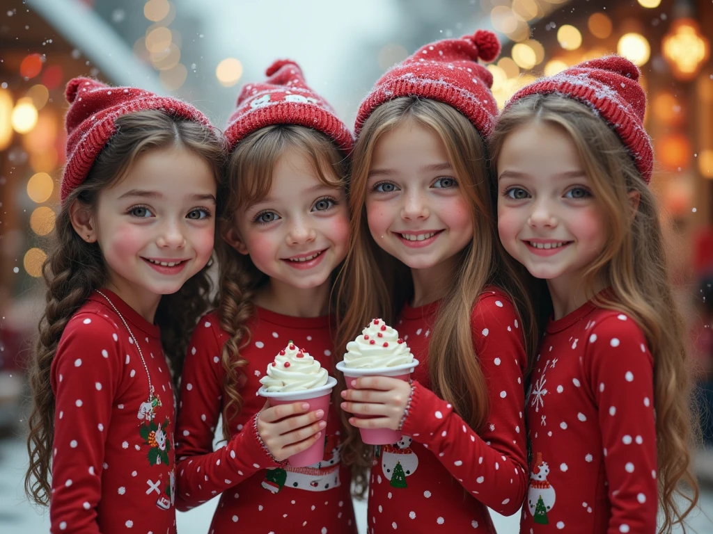 In a -friendly environment,back,Four cute 13yo k girls beautifully ...