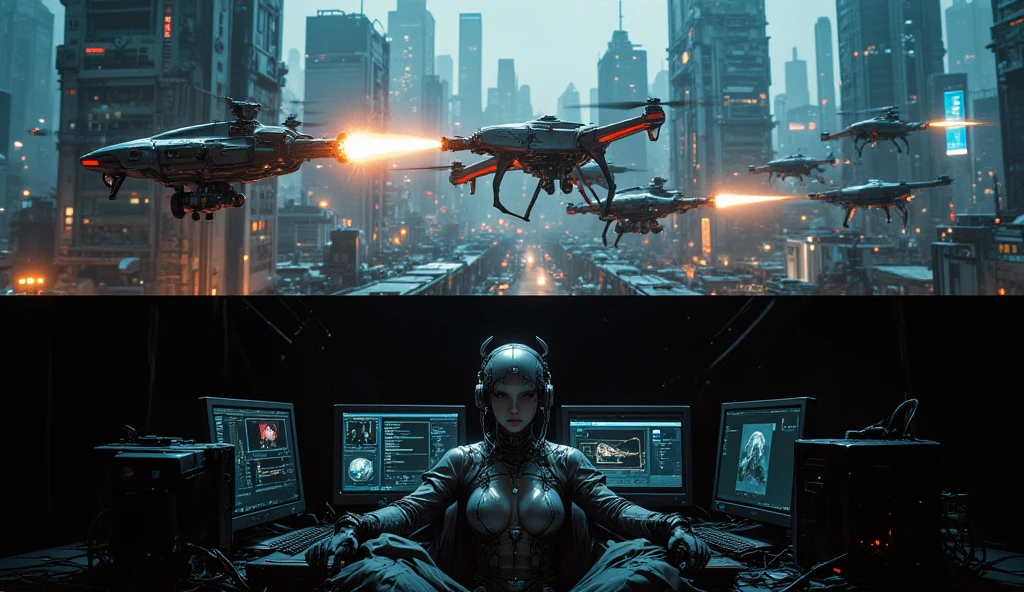 # A Cyberpunk Gunfight