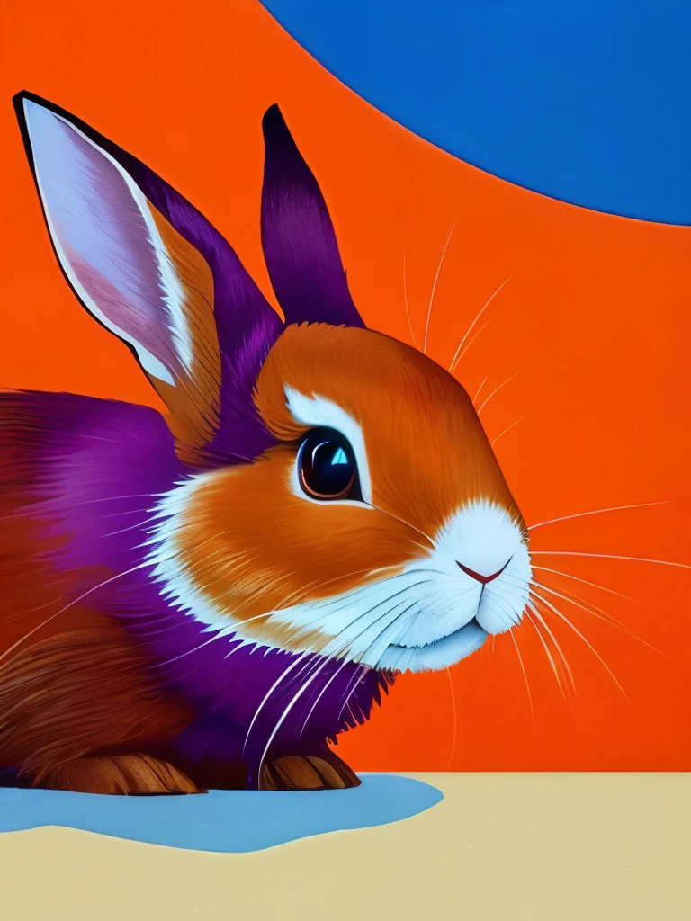 Colorful Rabbits.
