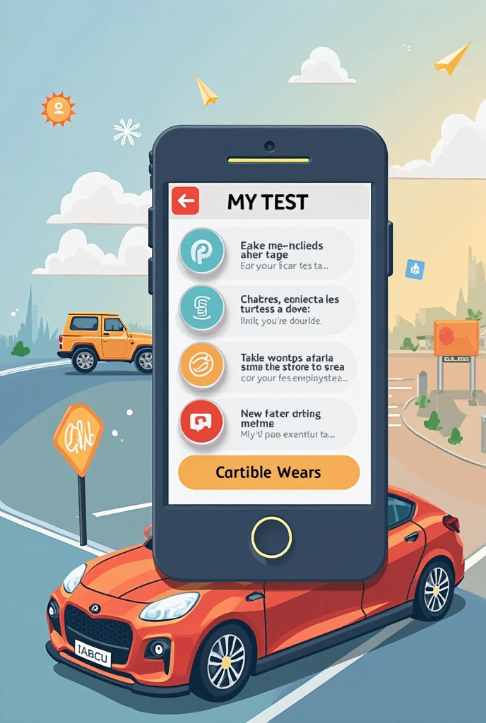 To develop MY TEST app, the following are the main features that should ...