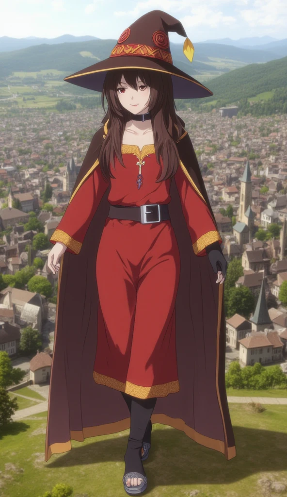 Megumin, Giant Adult Version, Fifty Meters Tall Giant Girl, - SeaArt AI