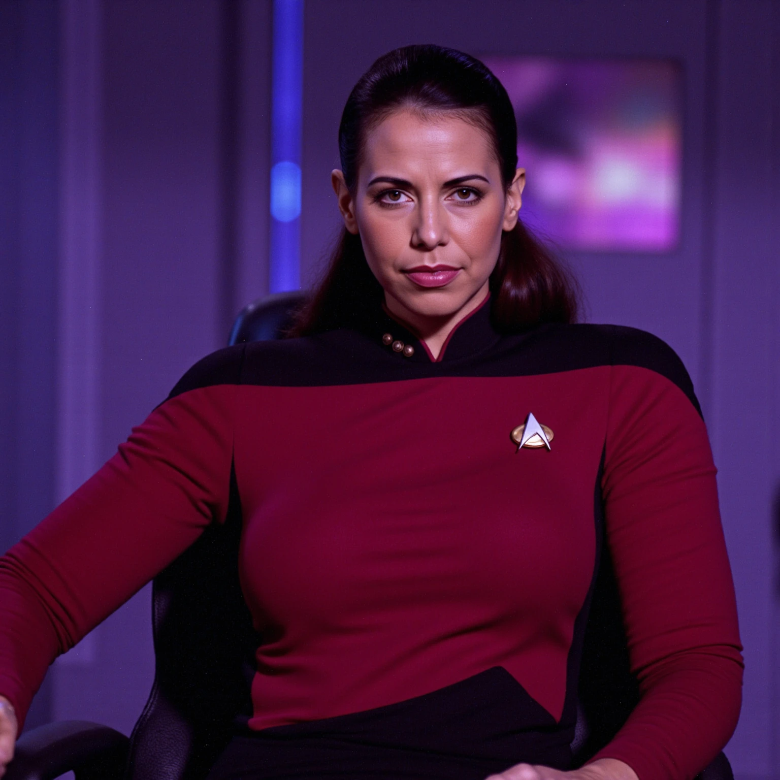 High resolution photo of laura bailey as a sexy female starfleet ...