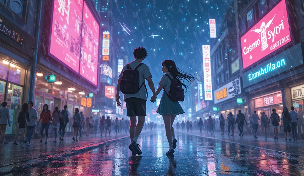 *"A breathtaking anime-style scene inspired by Makoto Shinkai - SeaArt AI