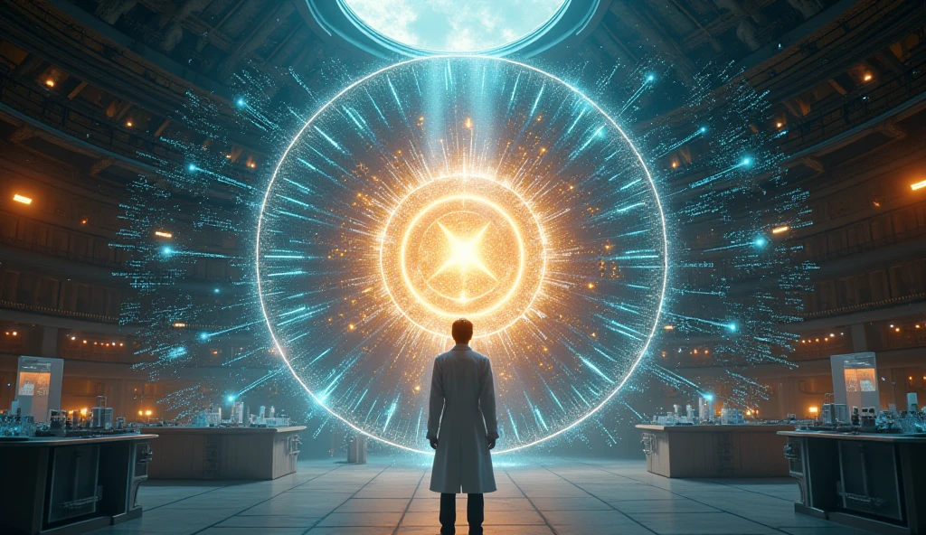 **Prompt:** *A breathtaking cinematic scene depicting the fusion of ...