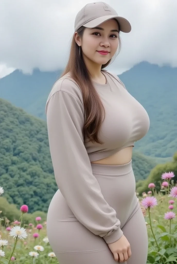 Portrait photograph of a young java woman hijab with polo Cap - SeaArt AI