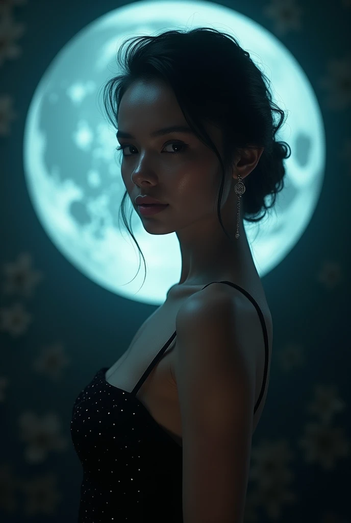 Front perspective of portrait beautiful fashion art women, add stripped ...