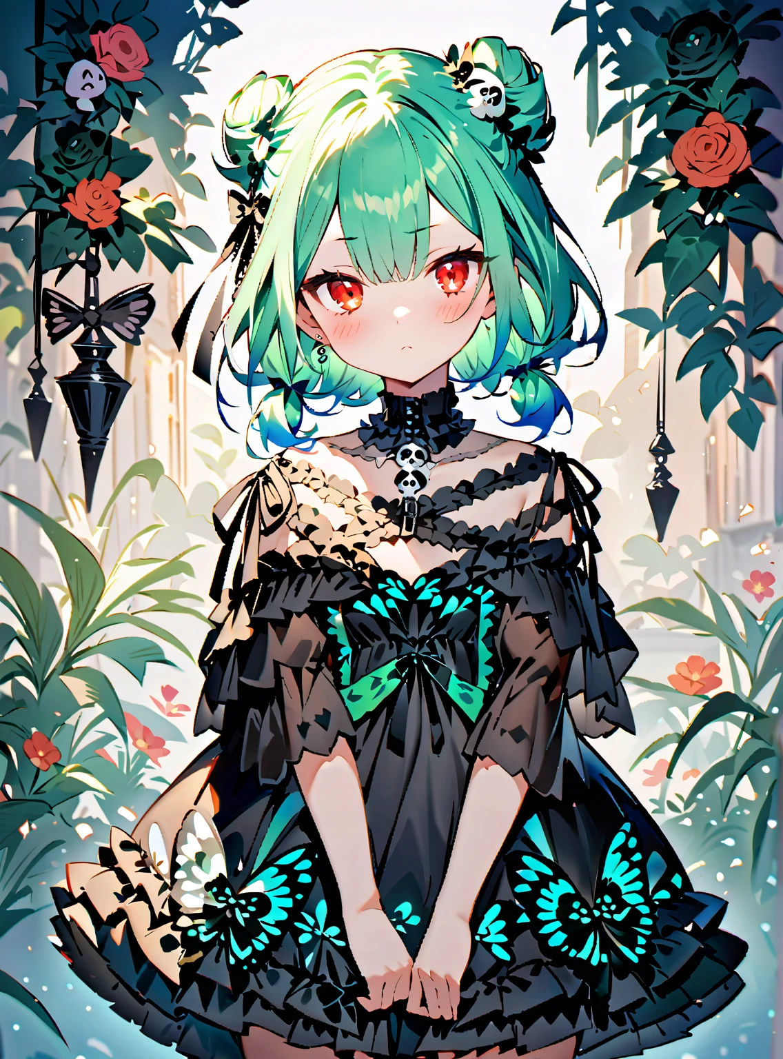 1 Girl,sexy,cute,uruha rushia( Horolive), (((masterpiece))), many ...