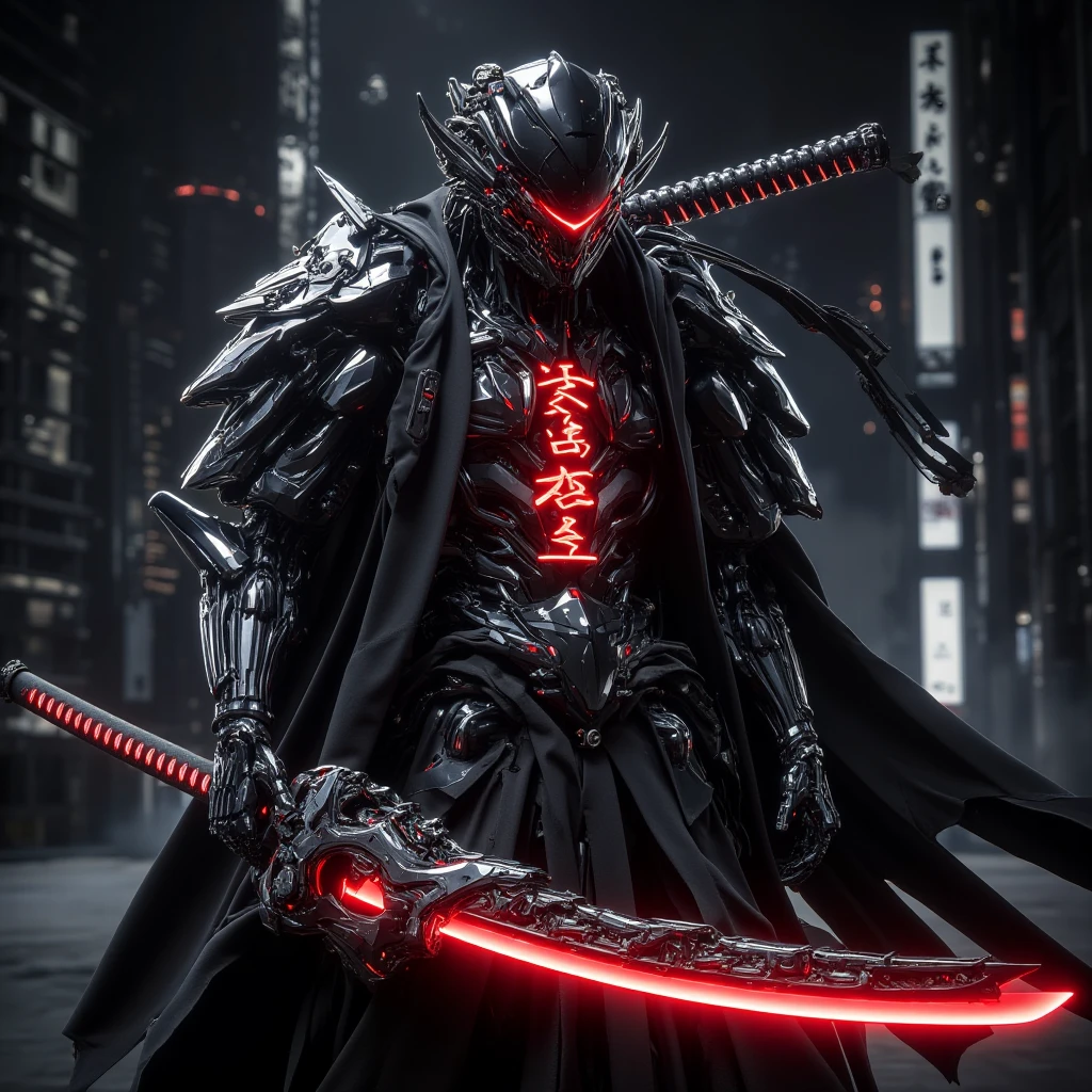 Neon Shadow Kickboxer