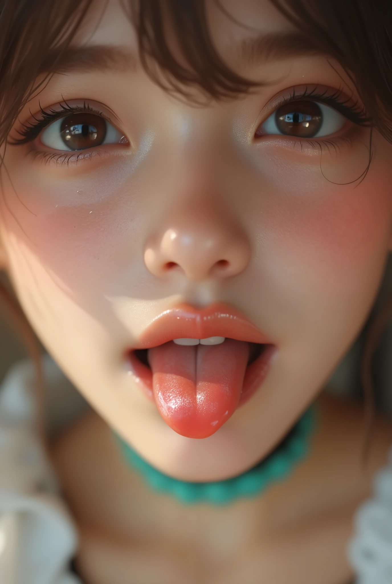 若い女の子の接写が写っている Seaart Ai