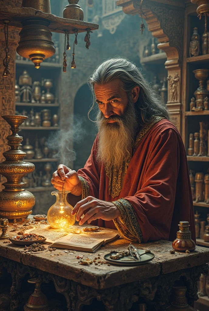 Egyptian alchemist - SeaArt AI