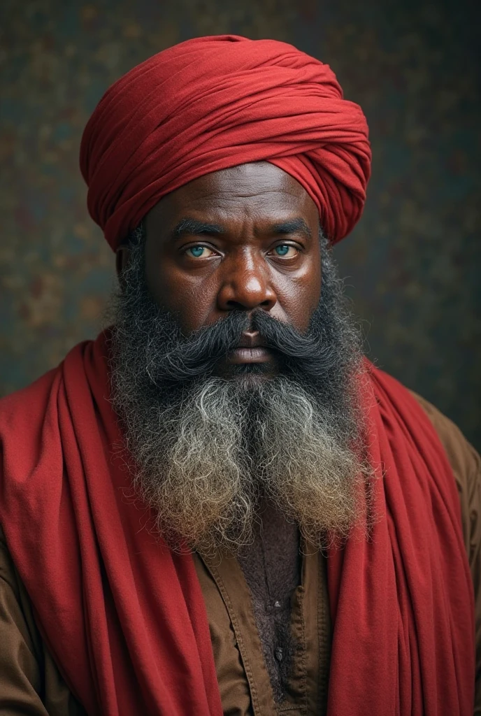 A realistic picture of a black man living in the first century AH ...