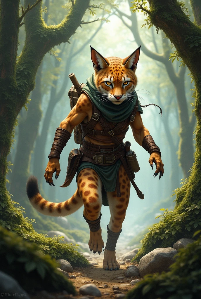 Tabaxi ranger - SeaArt AI