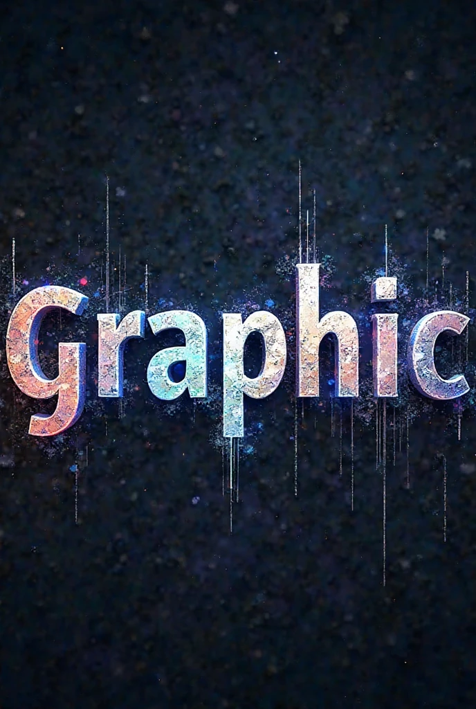 Picture of letters that say Graphic - SeaArt AI