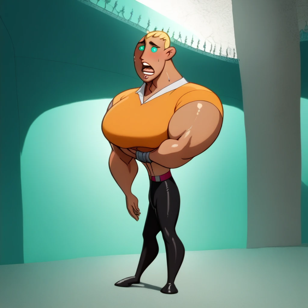 Best quality, masterpiece, extremely detailed, Ron Stoppable from Kim ...