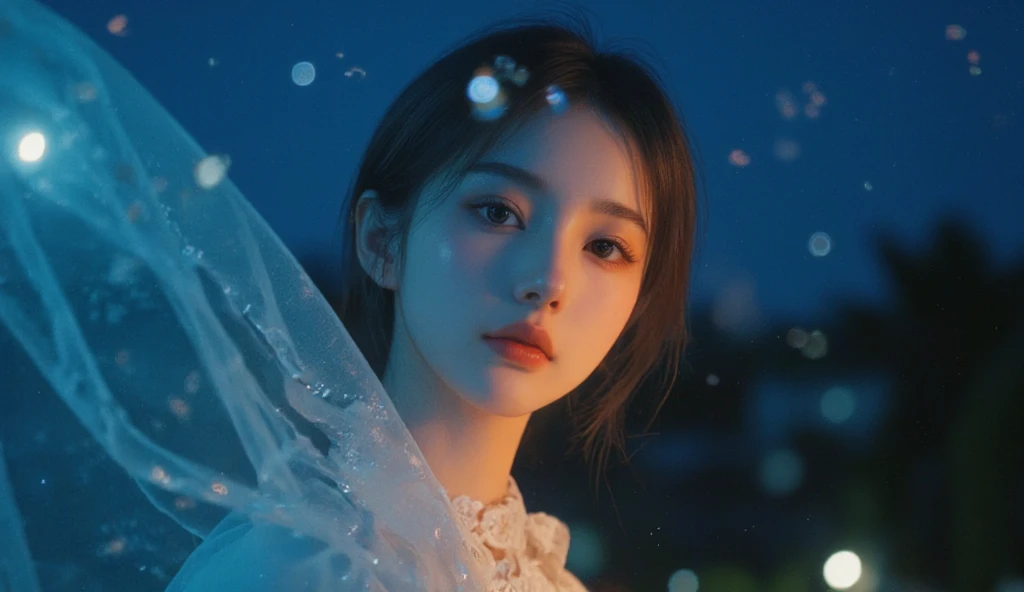 Portrait，close up，backlighting Extreme halo， Gradient Matte Texture ...