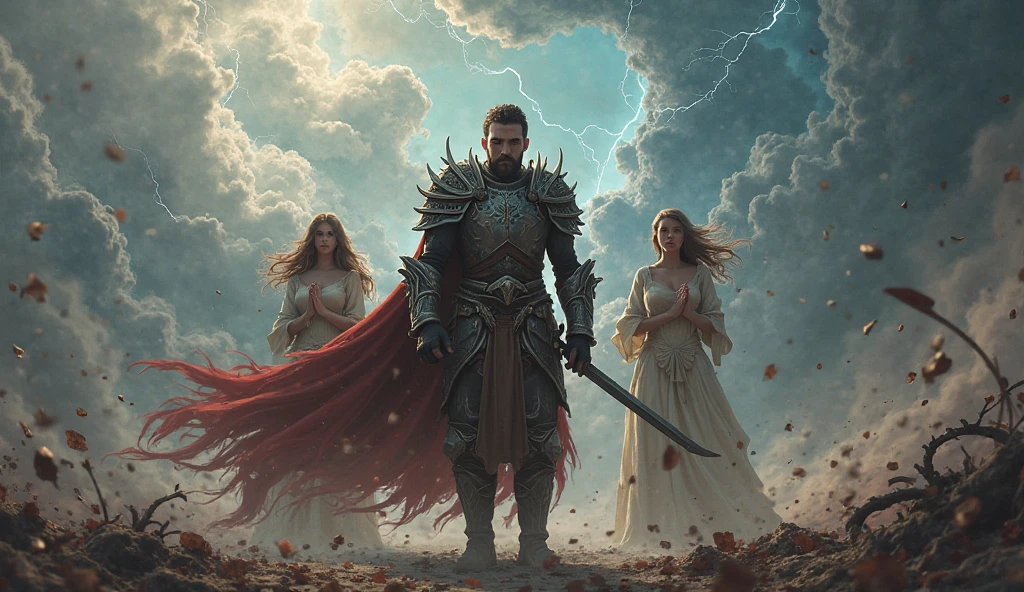 In the Storm、fantasy。A brave man who fights face to face with villains ...