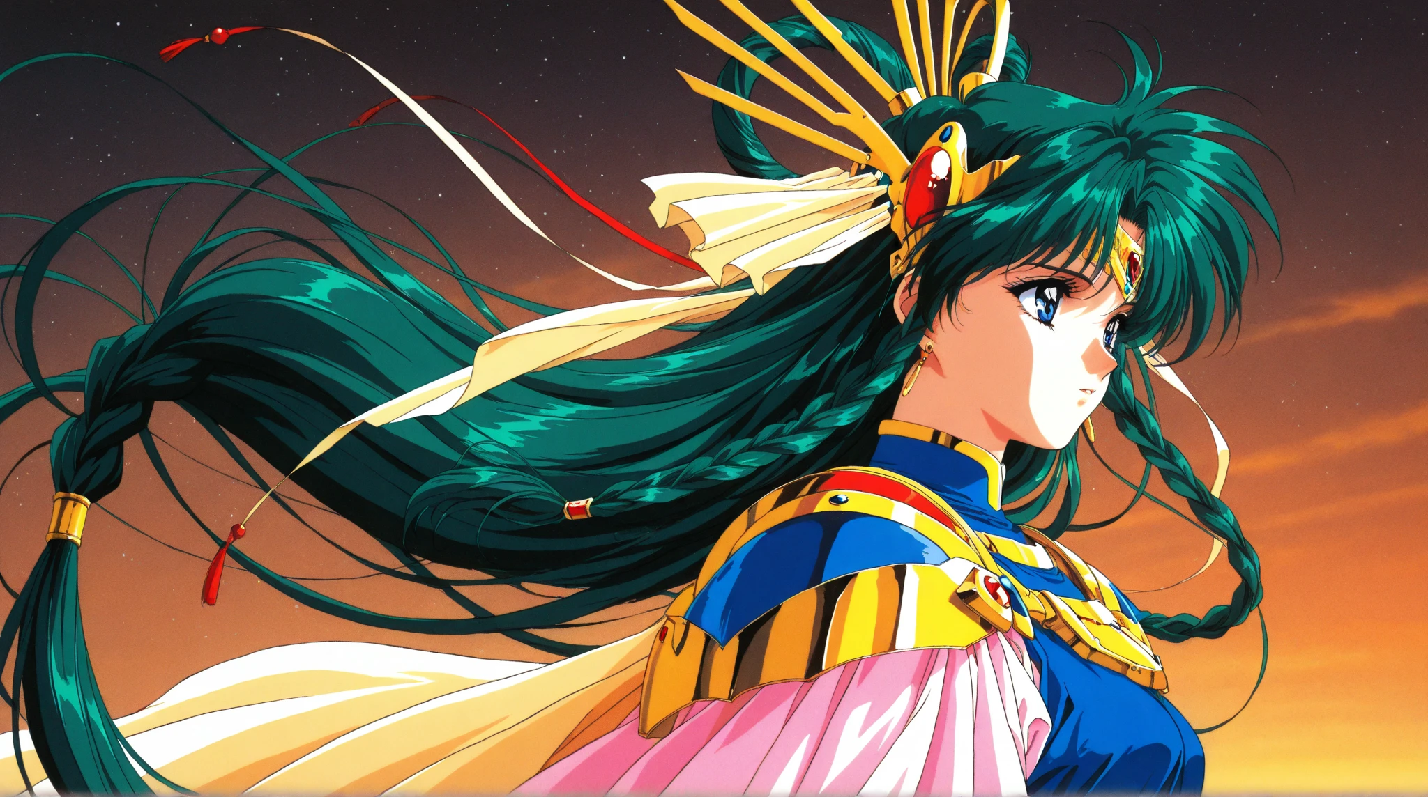 From side,masterpiece, Best Quality, Alone, 1990s (style), game cg ...