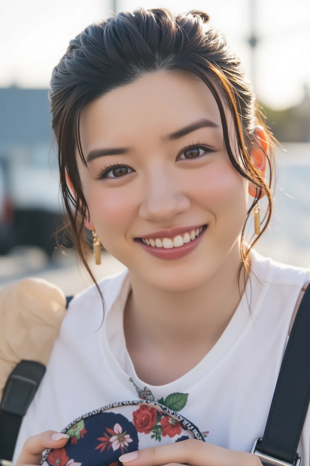 Nagano Mei, bungs, smile, Young and cute Japanese faces, Official art for 4 peo - SeaArt AI