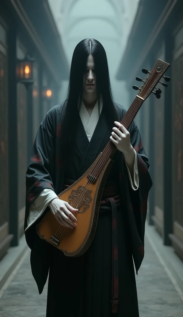 *"A demonic man with an ethereal and enigmatic appearance, Tall and ...