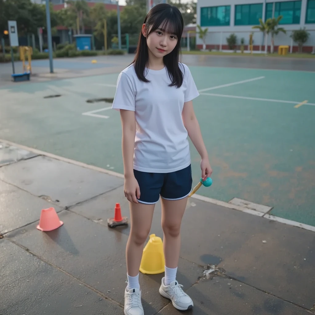 Full-body photo of a beautiful age girl with fair and smooth skin ...