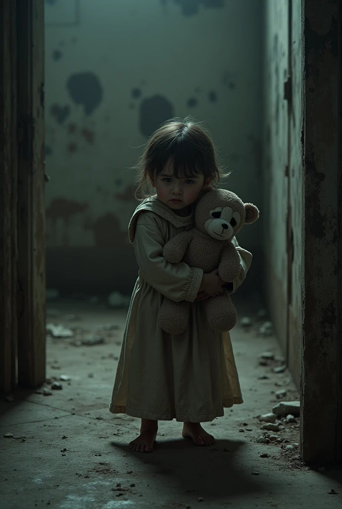 A ager abandoned by his parents in a dark orphanage - SeaArt AI