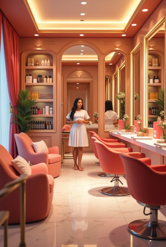 Beauty parlor deals - SeaArt AI