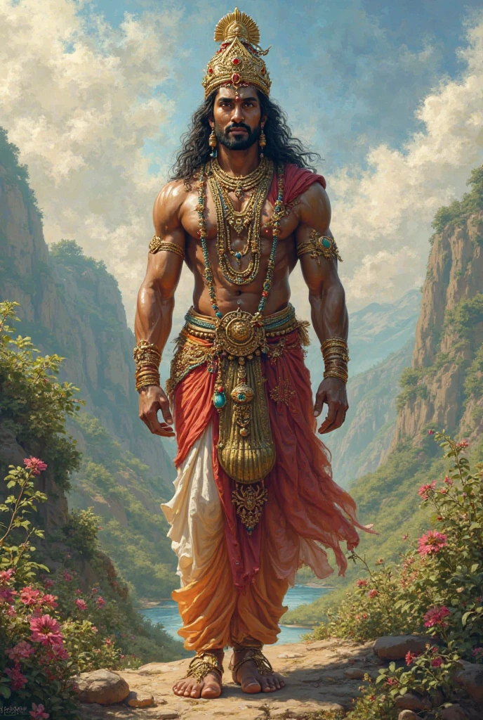 Can you generate some cool photos of lord balram Aka the brother of lord krishna - SeaArt AI