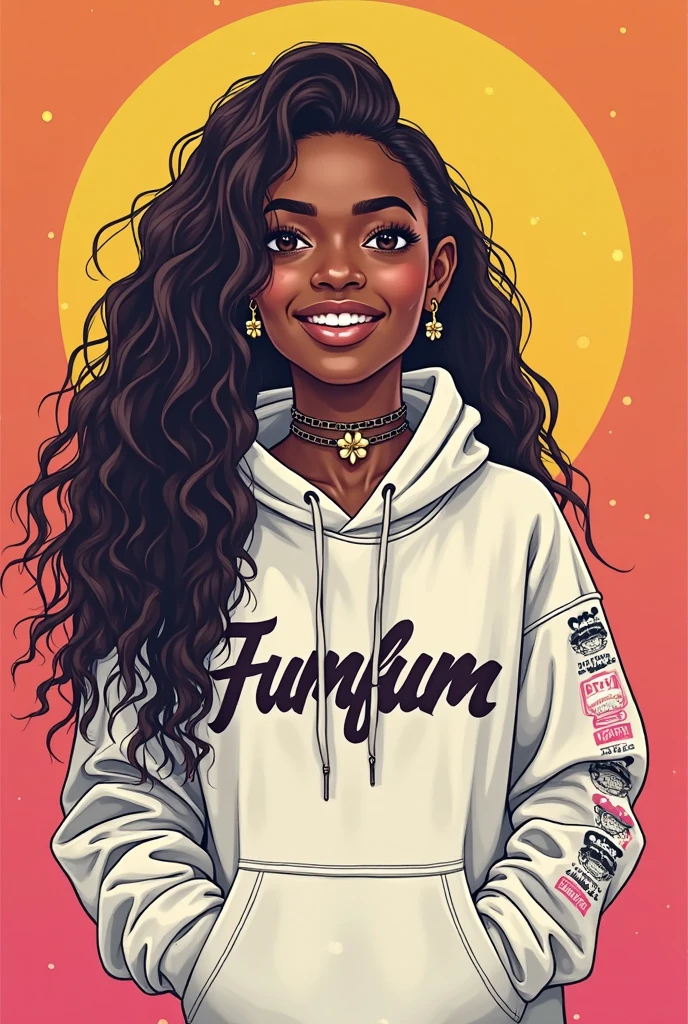 Illustration of a cool profile picture avatar with smiling expression ...