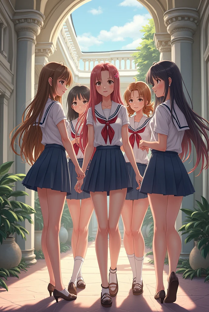 Very sexy school girls - SeaArt AI