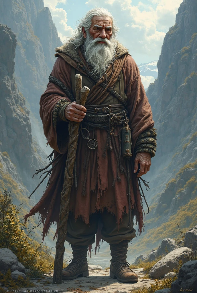 Old man mazdori - SeaArt AI