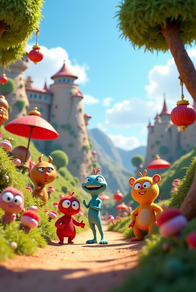 Create a Disney Pixar Cartoon image with the reference photo - SeaArt AI