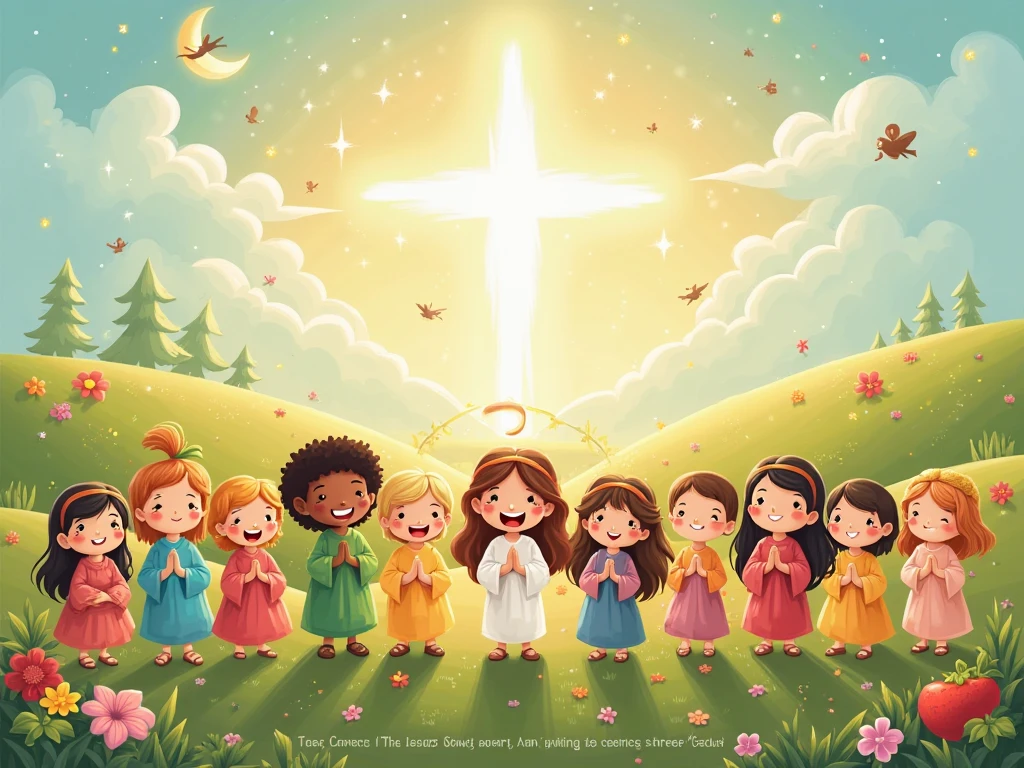 Create cartoon characters representing the Nine Fruits of the Spirit ...
