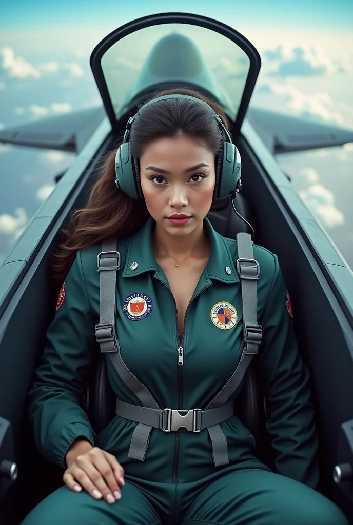 Philippine pilot woman - SeaArt AI