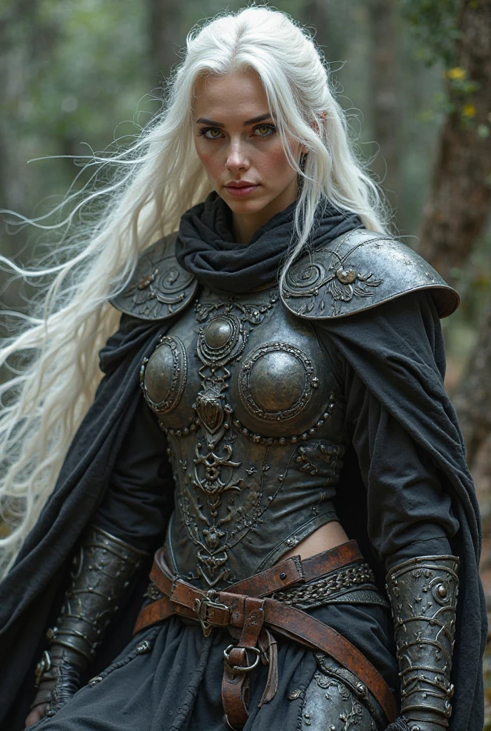 A striking woman, with a predatory beauty that hints at her ruthless ...