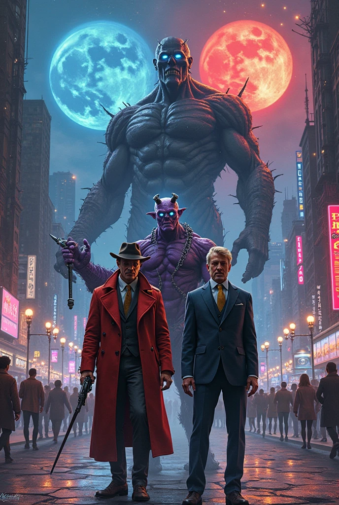 *"A breathtaking, cinematic cyberpunk illustration featuring a neon ...