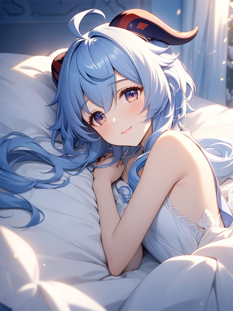 “A detailed and tender illustration of Ganyu from Genshin Impact - SeaArt AI