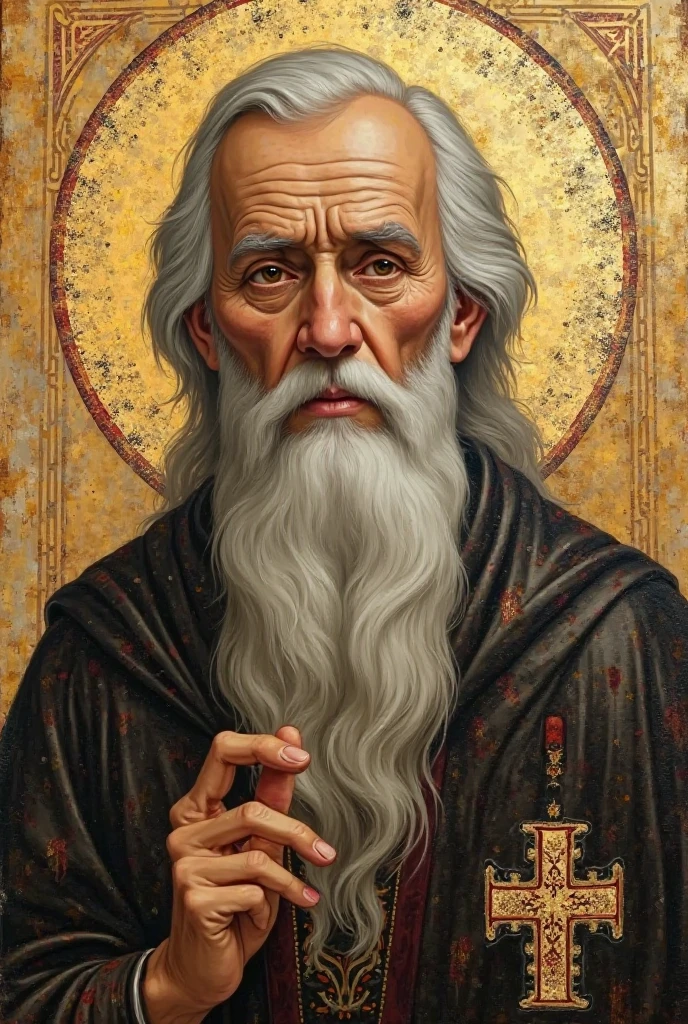 Orthodox saint painting - SeaArt AI