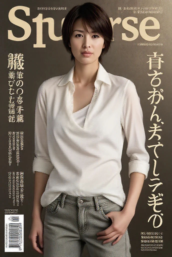 Magazine cover(((best quality))),(((super detailed))),(((Masterpiece ...